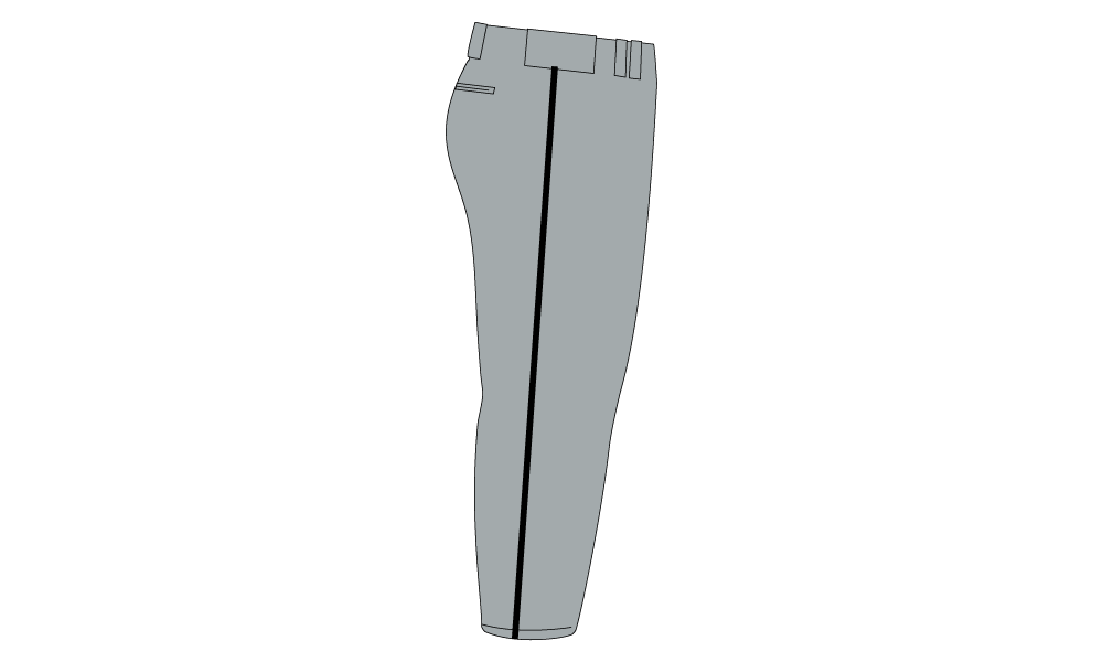 Mud Cats - Gray Knicker Pants (W/ Black Pipe) | Mud Cats